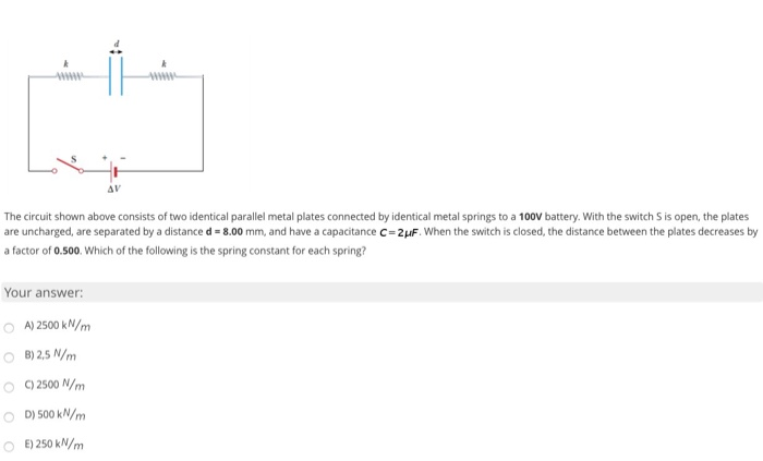 Solved The circuit shown above consists of two identical | Chegg.com