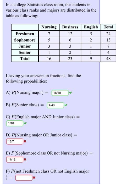 Solved In a college Statistics class room, the students in | Chegg.com Solved In a college Statistics class room, the students in | Chegg.com