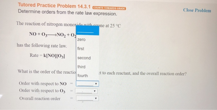 Solved Tutored Practice Problem 14.3.1 COUNTS TOWARDS GRADE | Chegg.com