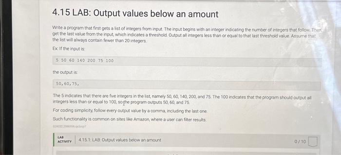 Solved it say output is nearly correct but whiitespace | Chegg.com