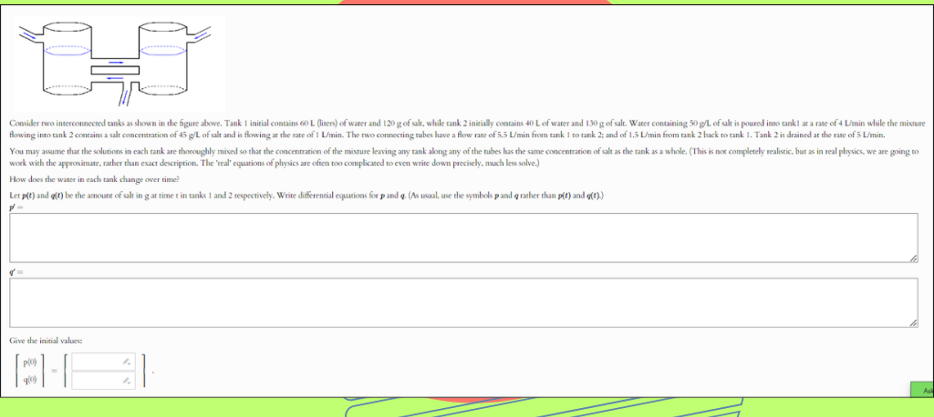 Solved work with the approximate, ratber than exact | Chegg.com