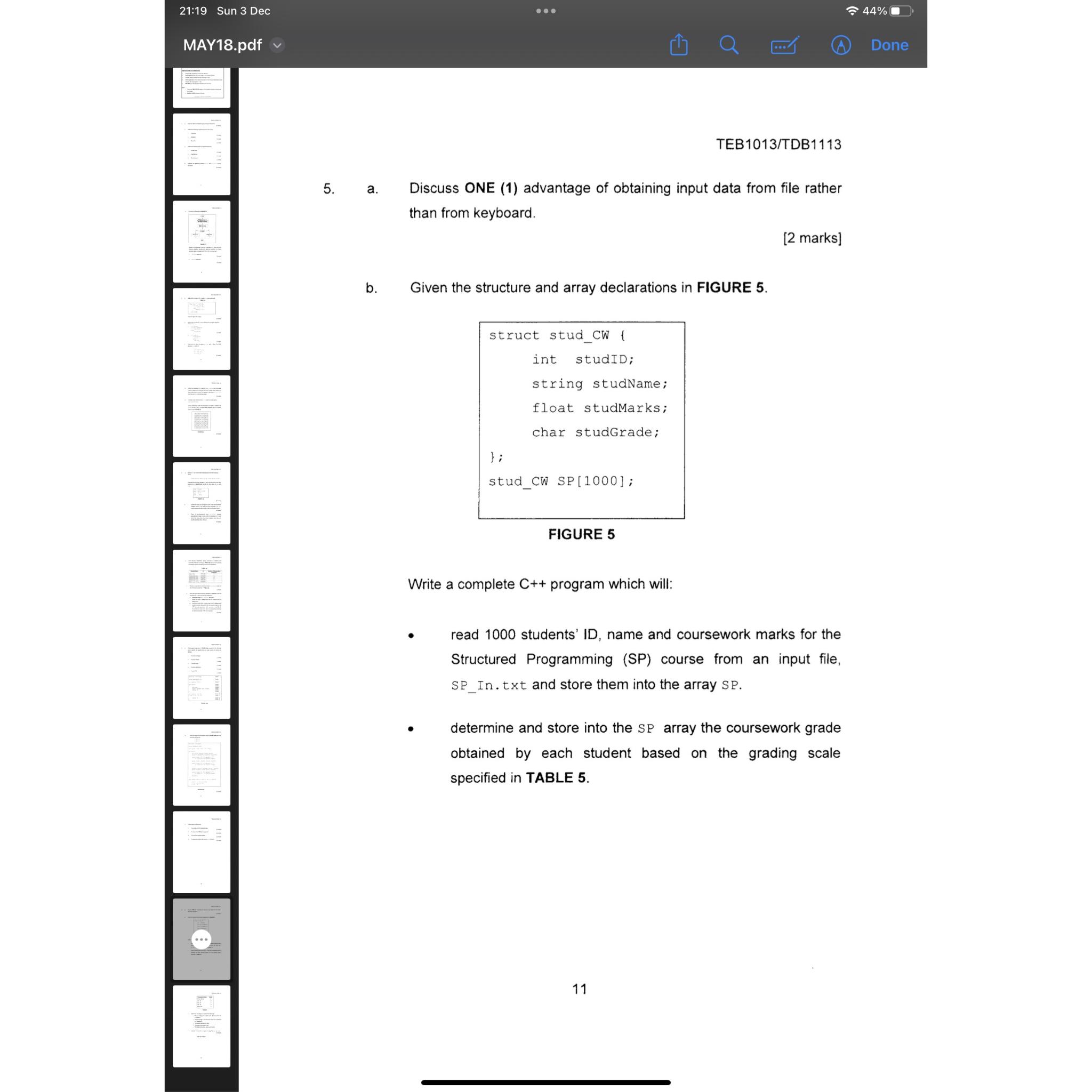 Solved TEB1013/TDB11135. ﻿a. ﻿Discuss ONE (1) ﻿advantage of | Chegg.com