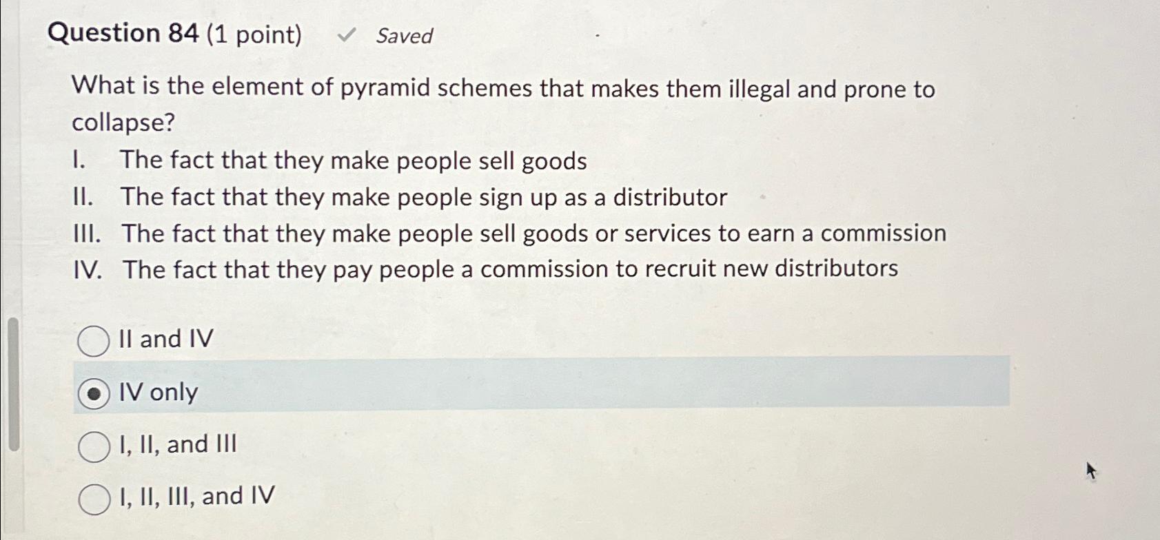 Solved Question 84 (1 ﻿point) ﻿SavedWhat is the element of | Chegg.com