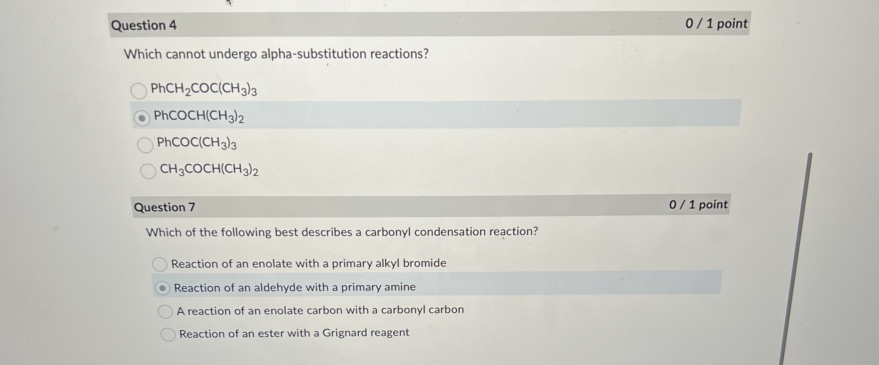 Solved Question 40 / 1 ﻿pointWhich cannot undergo | Chegg.com