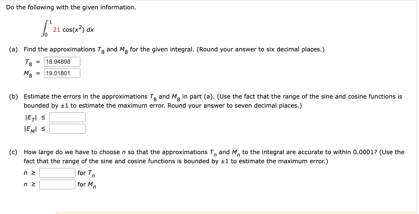 Solved Do the following with the given | Chegg.com