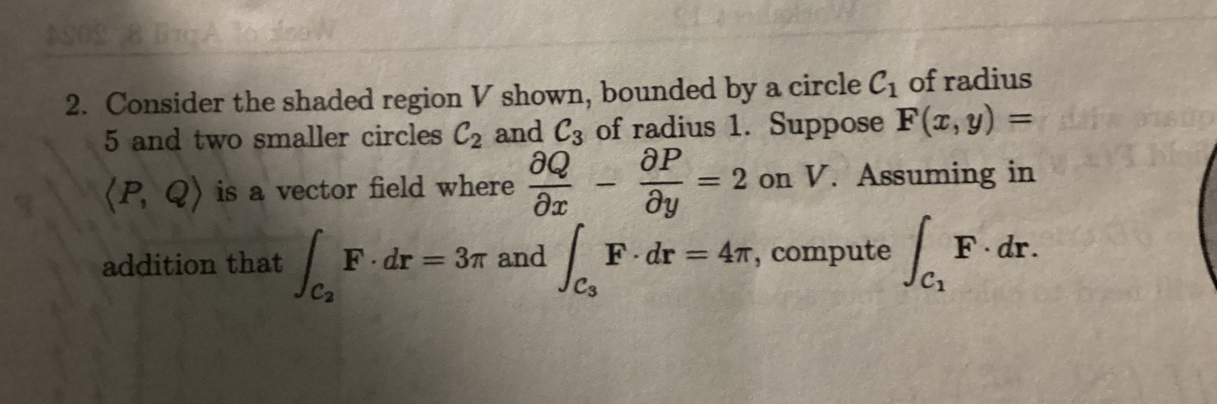 Solved Consider the shaded region V ﻿shown, bounded by a | Chegg.com