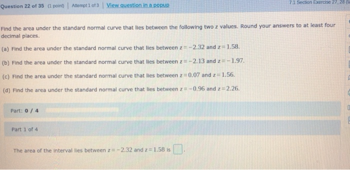 Solved 71 Section Exercise 27, 28 ( Question 22 of 35 (1 | Chegg.com