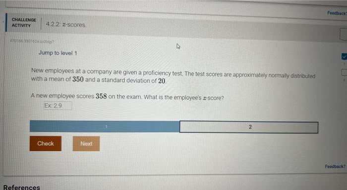 Solved New employees at a company are given a proficiency | Chegg.com
