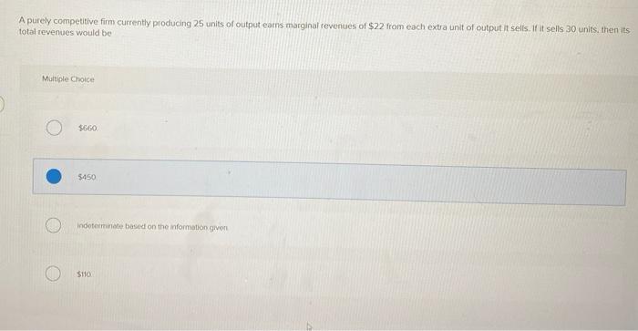 Solved A purely competitive firm currently producing 25 | Chegg.com