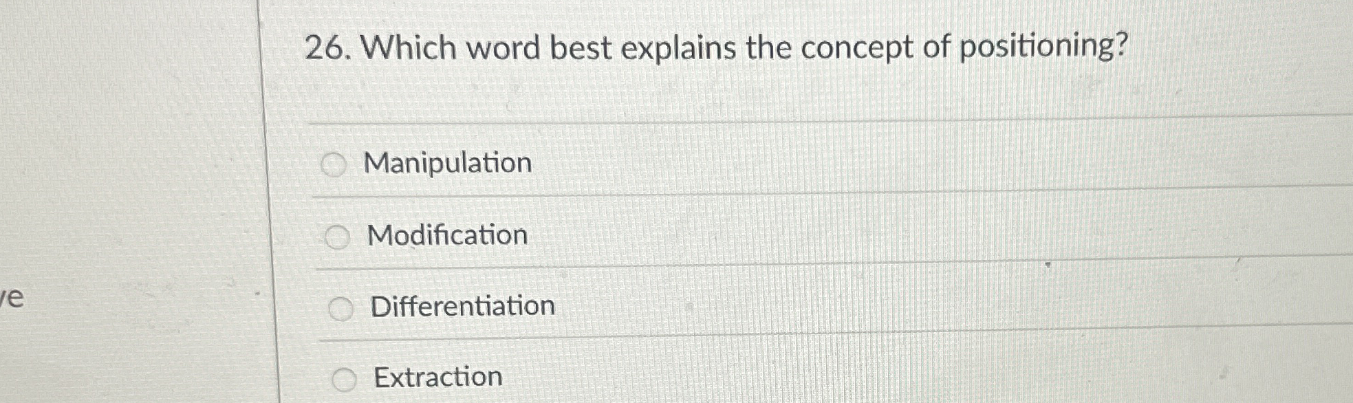 Which word best explains the concept of | Chegg.com