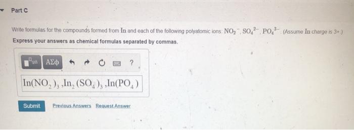 Solved Write formules for the compounds formed from Rb and | Chegg.com