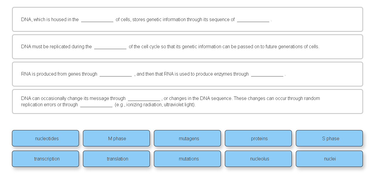 Solved Dna Which Is Housed In Theof Cells Stores Genetic Chegg
