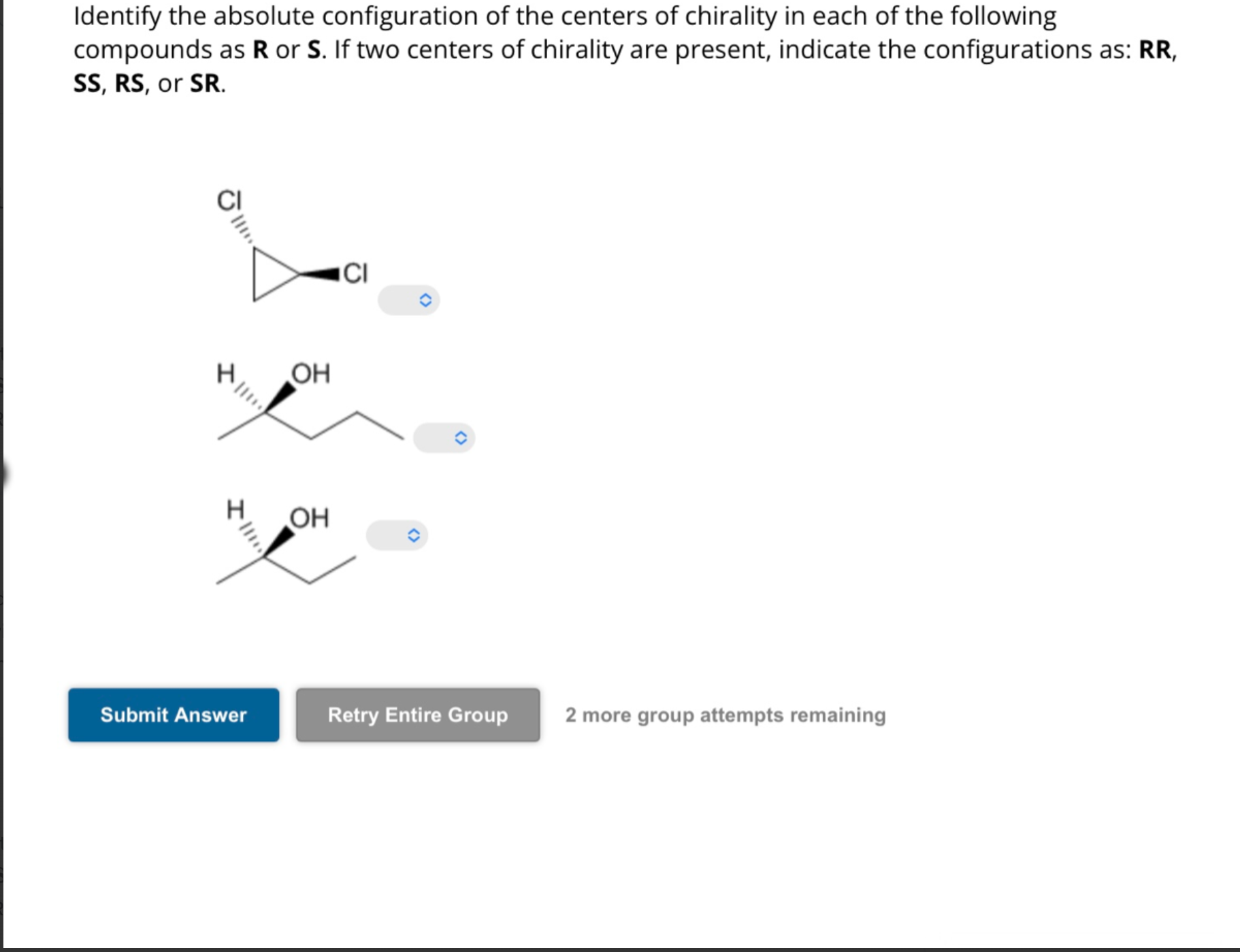 Solved Identify the absolute configuration of the centers of | Chegg.com