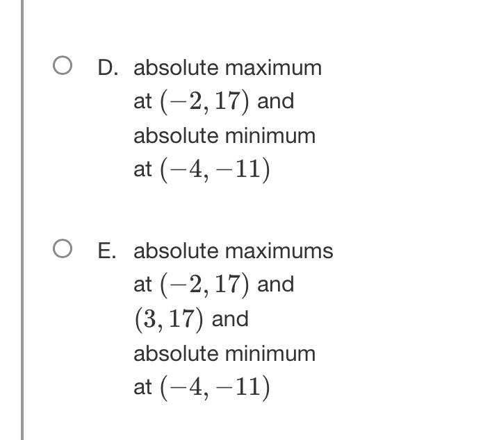 Solved Find the points where the absolute maximum and | Chegg.com