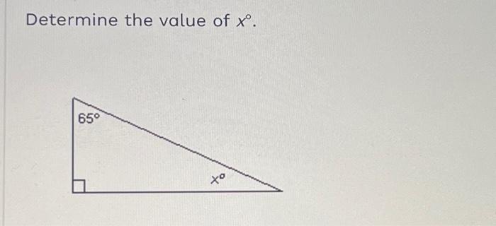 Solved Determine the value of x∘. | Chegg.com