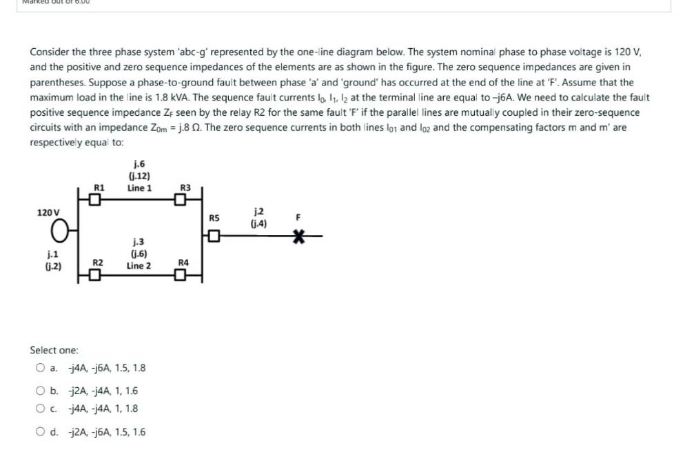 Solved Consider the three phase system ' abc-g ' | Chegg.com