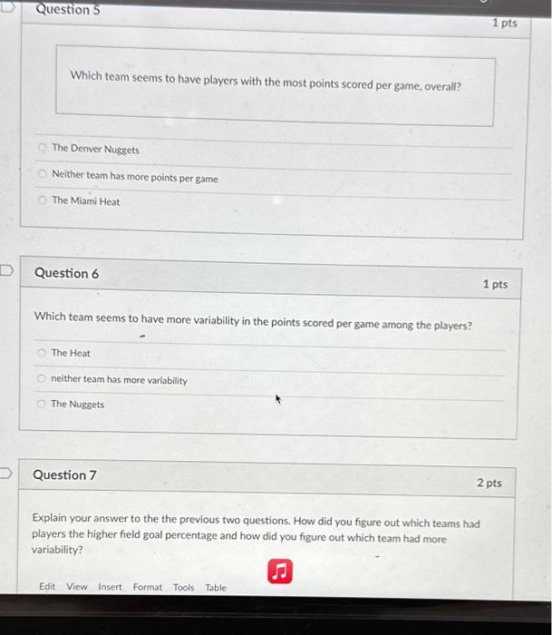 Using the data provided, what is the standard | Chegg.com