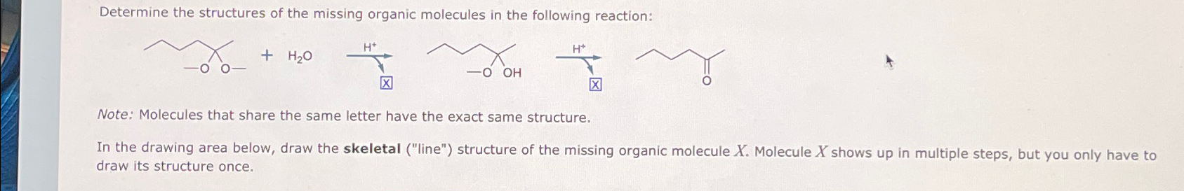 Determine The Structures Of The Missing Organic