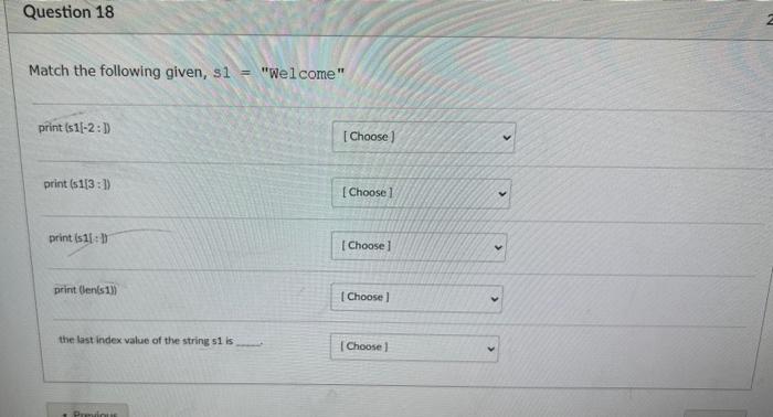 Solved Which of the following will display 5% ? print | Chegg.com