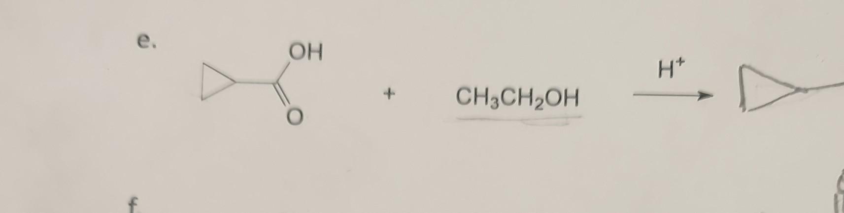 Solved +CH3CH2OH H+ | Chegg.com