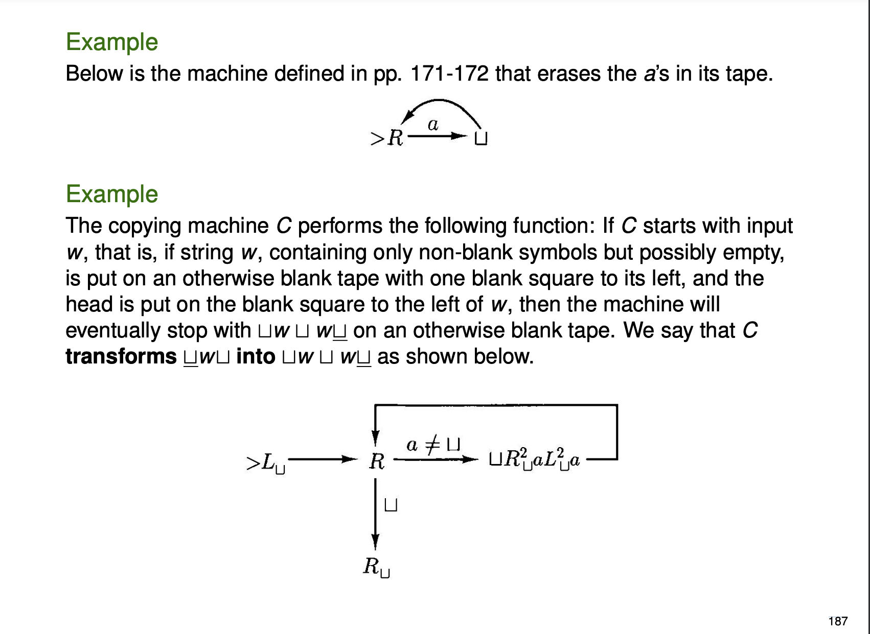 Solved Trace the operation of the Turing machine in the | Chegg.com