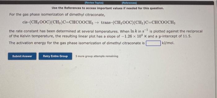 Solved cis- (CH3OOC)(CH3)C=CHCOOCH3→ trans- | Chegg.com