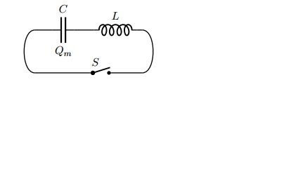 Solved Consider the LC circuit shown below. Switch S is | Chegg.com