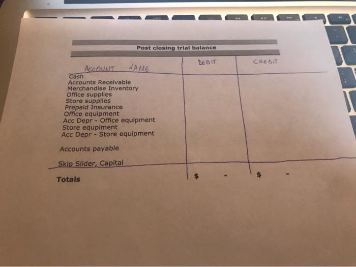 Solved 1-)General Journal Worksheet - complete and tied | Chegg.com