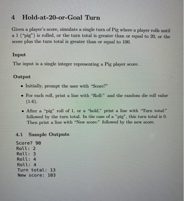 Solved In this assignment, we will be implementing a dice | Chegg.com