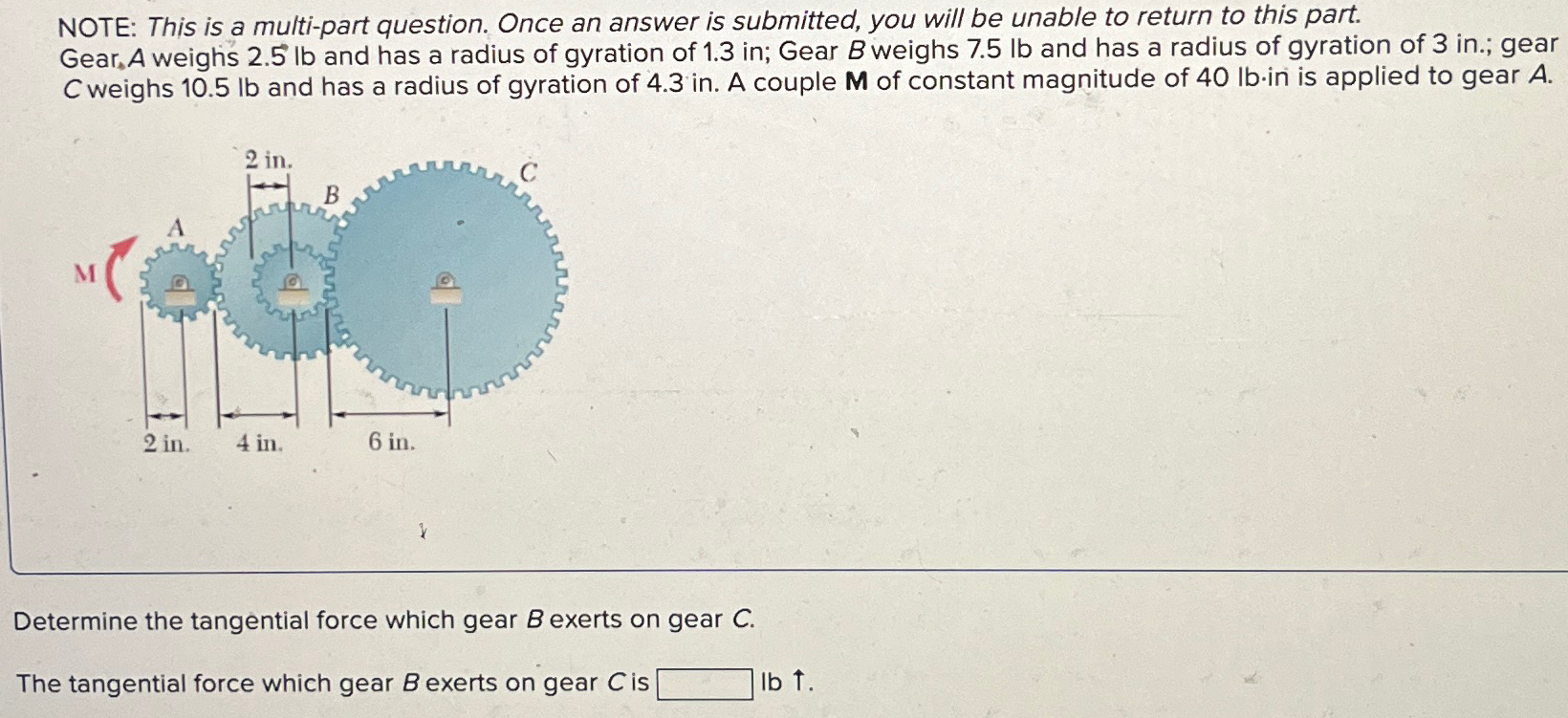 Solved NOTE: This is a multi-part question. Once an answer | Chegg.com