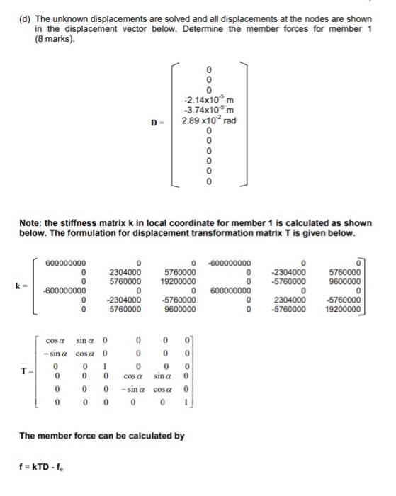 Solved QUESTION 4 (TOTAL 25 MARKS) A statically | Chegg.com