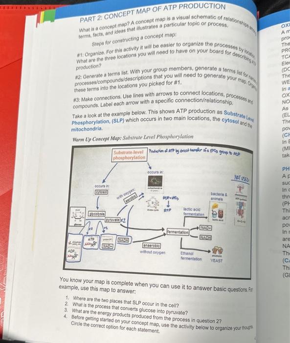 Solved PART 2: CONCEPT MAP What is a concept map? A concept | Chegg.com