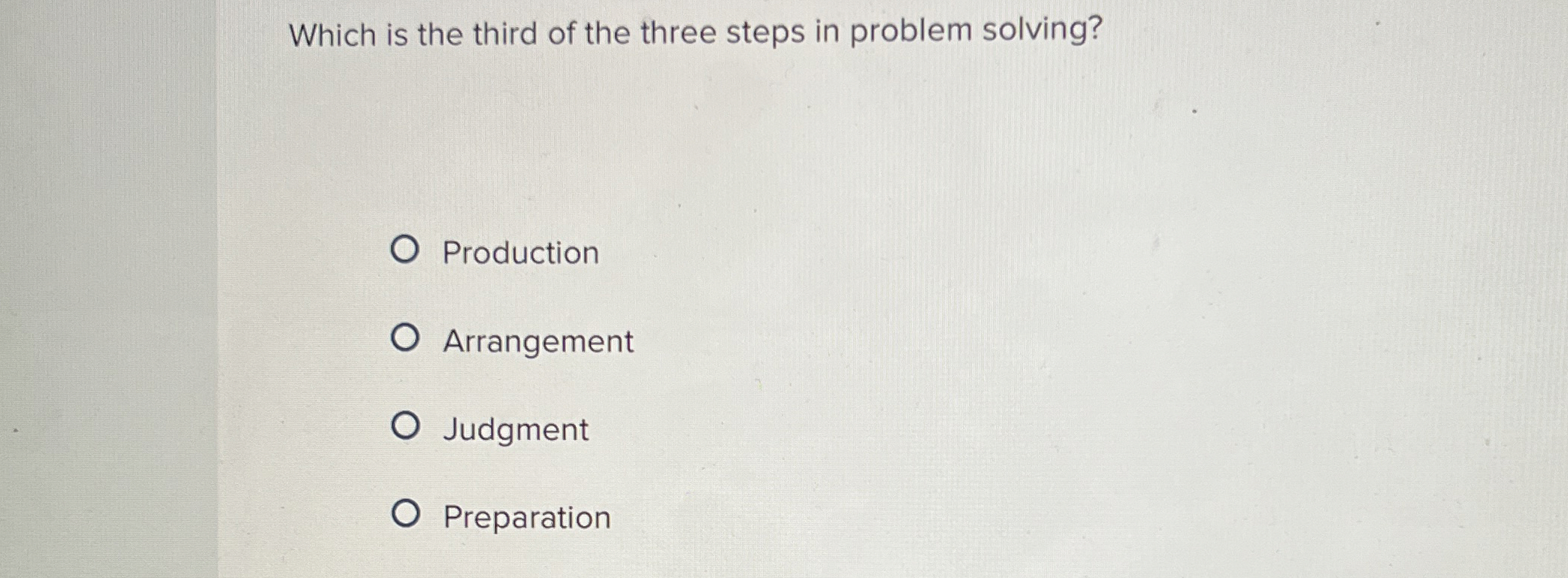 Solved Which is the third of the three steps in problem | Chegg.com