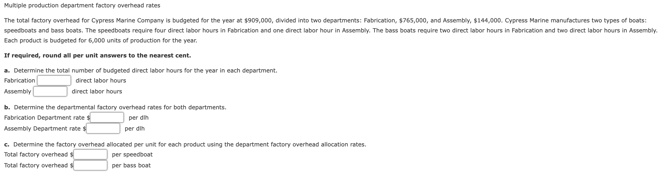 Solved Multiple production department factory overhead | Chegg.com