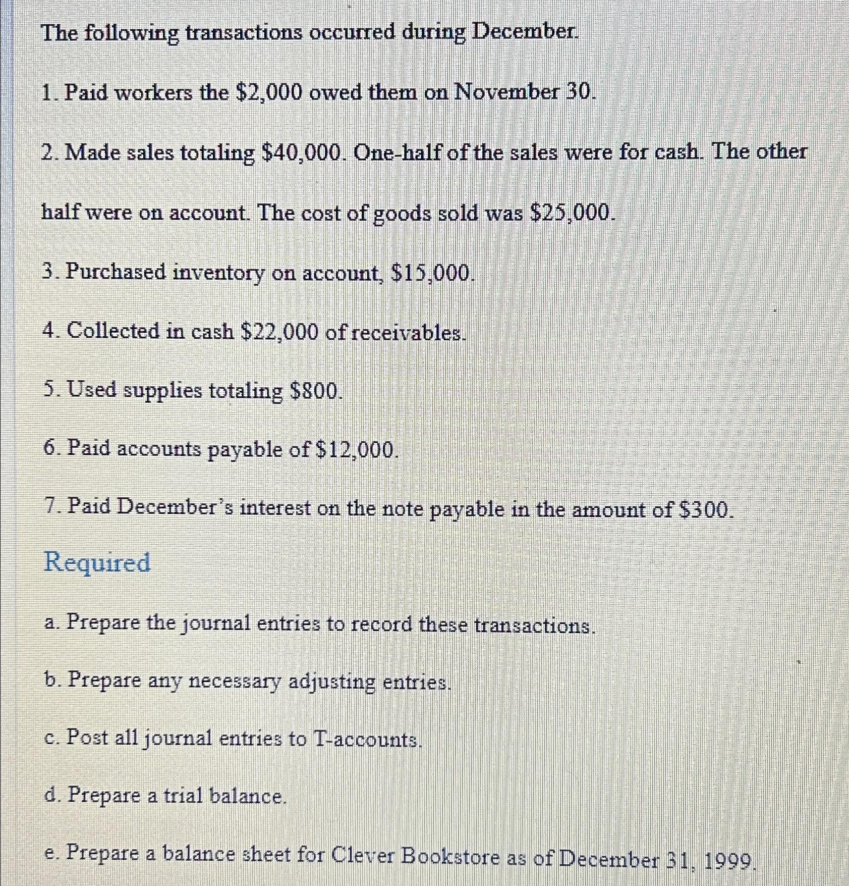 Question 1 of 2\\nThe following account balances are | Chegg.com Question 1 of 2\\nThe following account balances are | Chegg.com