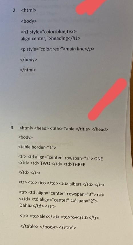 Solved 2. htm∣> heading p | Chegg.com