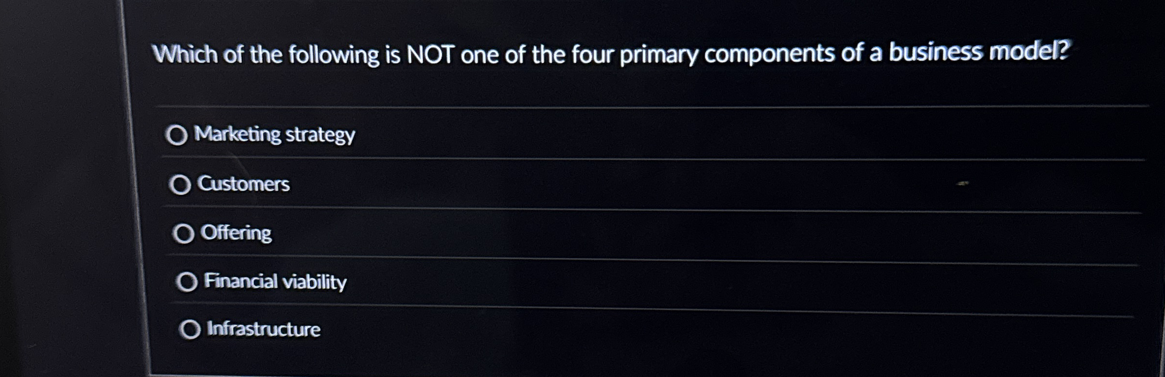 Which of the following is NOT one of the four primary | Chegg.com