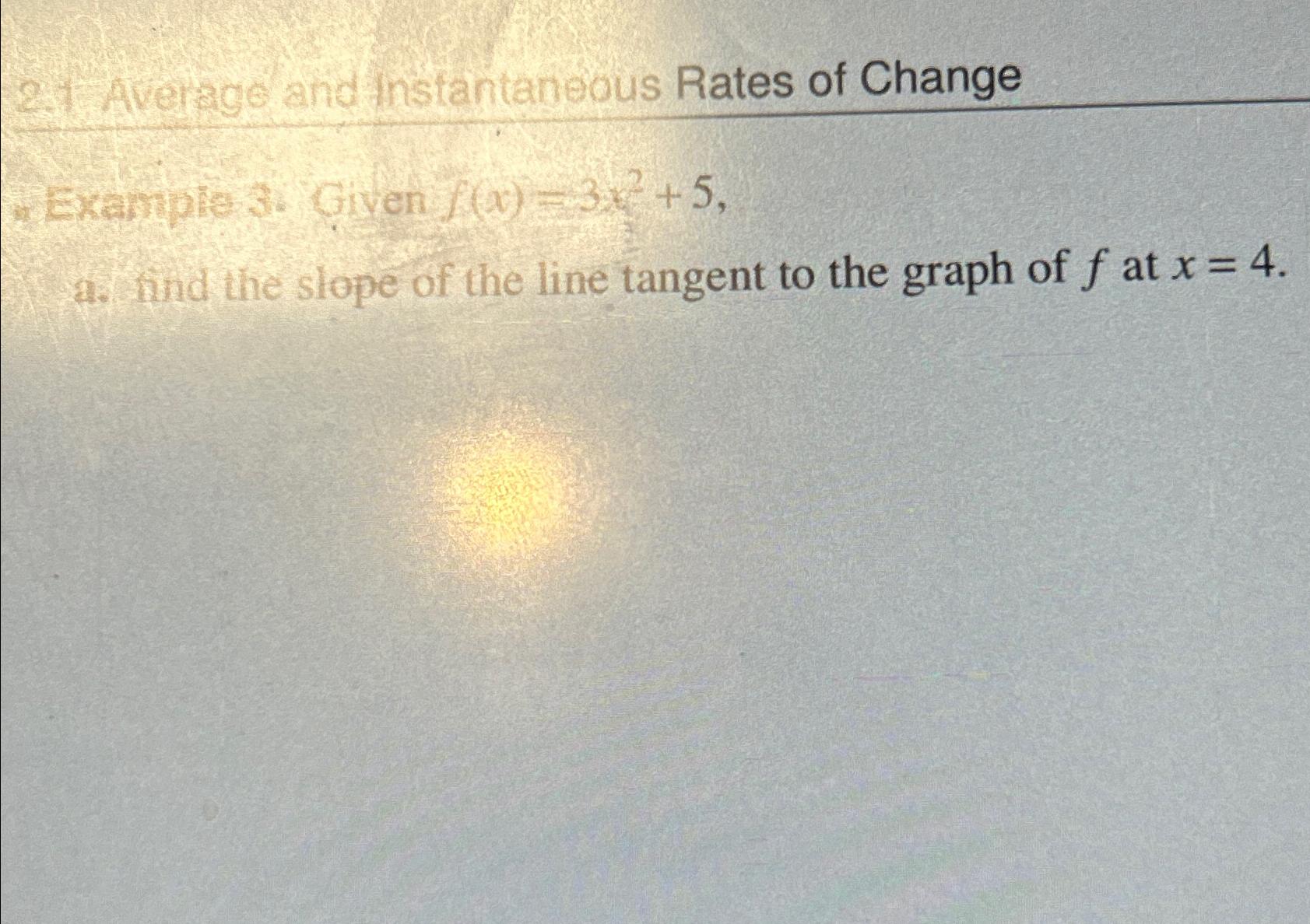 Solved 2.1. ﻿Average and instantaneous Rates of ChangeW. | Chegg.com