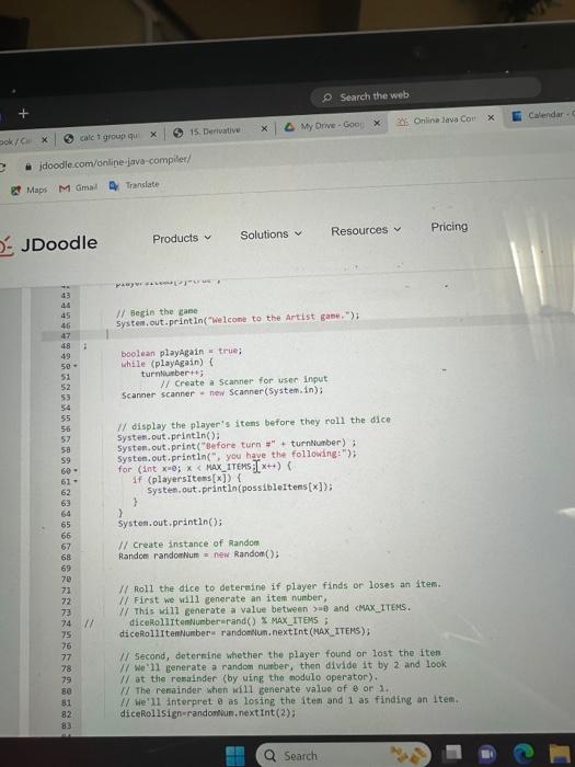 Solved 1 import java.util.Random; 2 import | Chegg.com