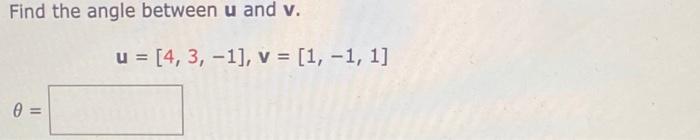 Solved Find the components of the vectors u,v,u+v, and u−v, | Chegg.com