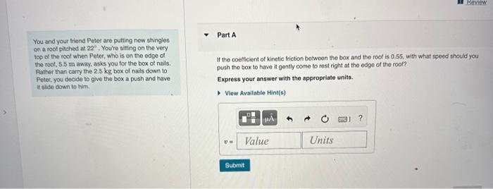 Solved You and your fiviond Peter are putting now shingles | Chegg.com