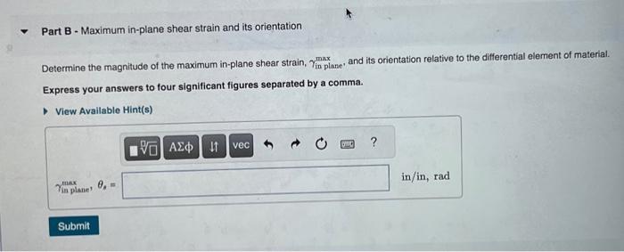 Solved Learning Goal: As shown, a differential element of | Chegg.com
