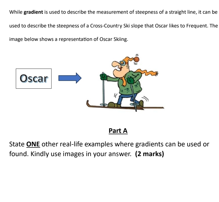 Solved While gradient is used to describe the measurement of | Chegg.com