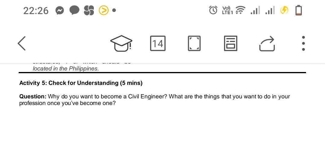 Solved Activity 5: Check for Understanding (5 mins) | Chegg.com
