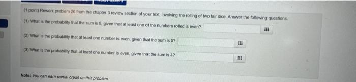 Solved (1 point) Rework problem 20 from the chapter 3 review | Chegg.com