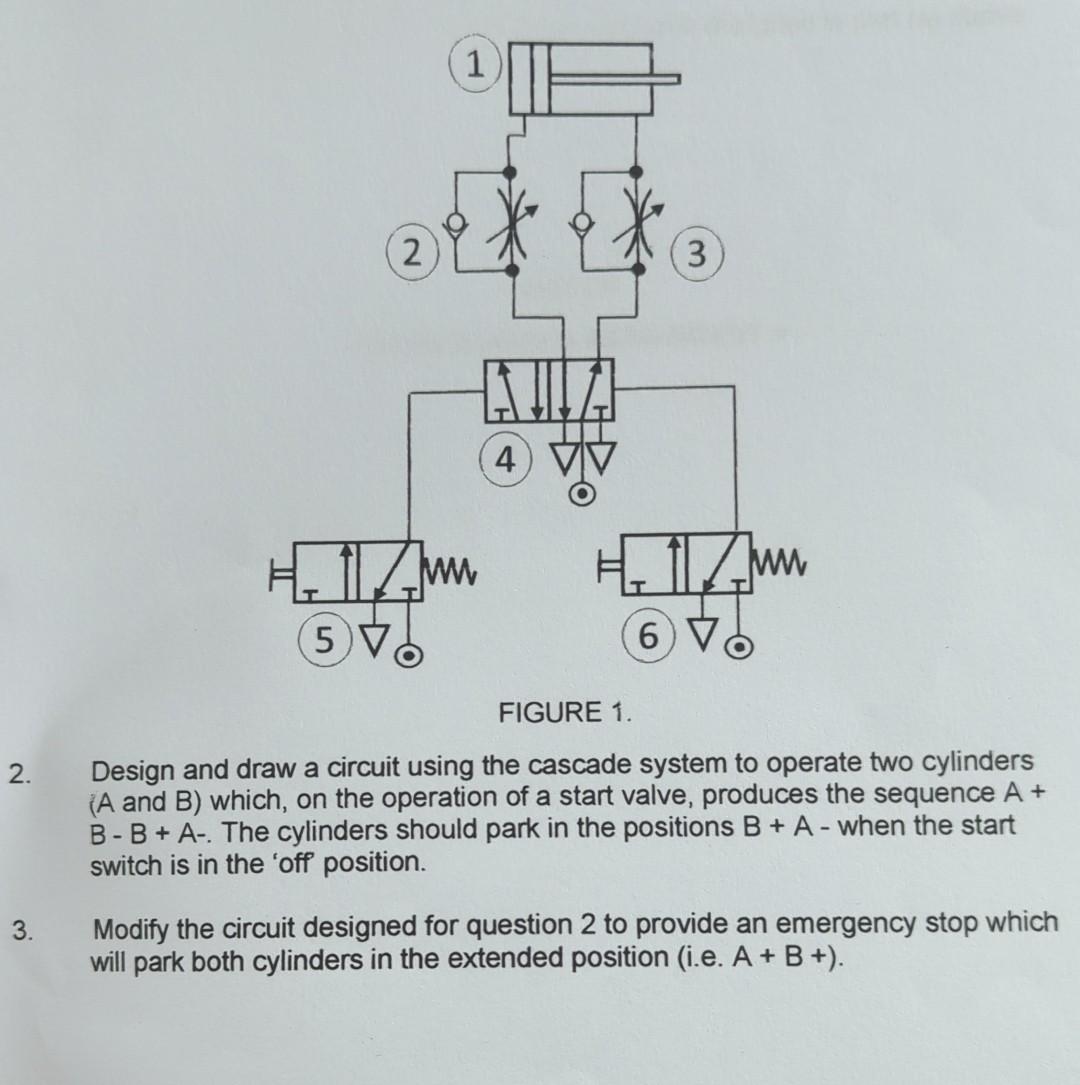 FIGURE 1. Design and draw a circuit using the cascade | Chegg.com
