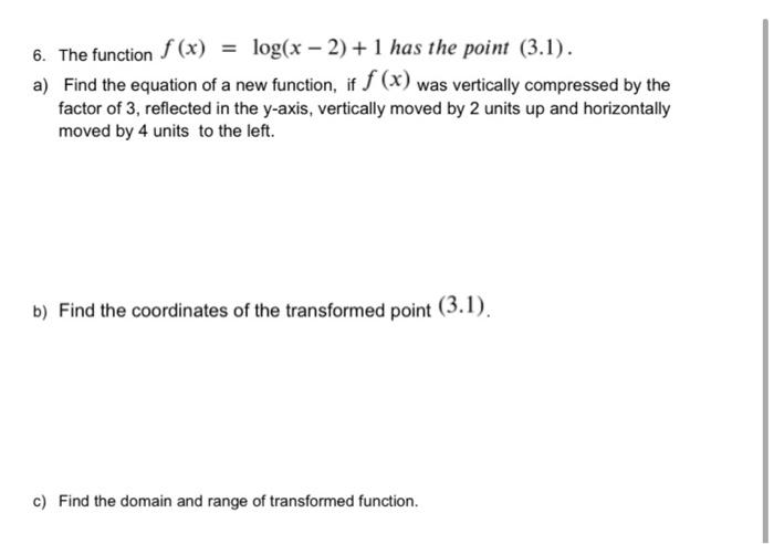 Solved solve using stuff taught in grade 12 math, sove part | Chegg.com