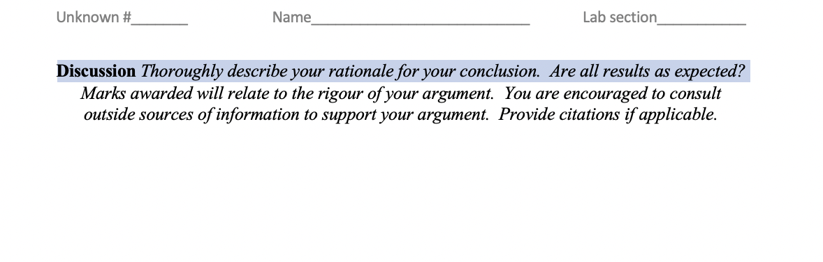 Solved Discussion Thoroughly describe your rationale for | Chegg.com