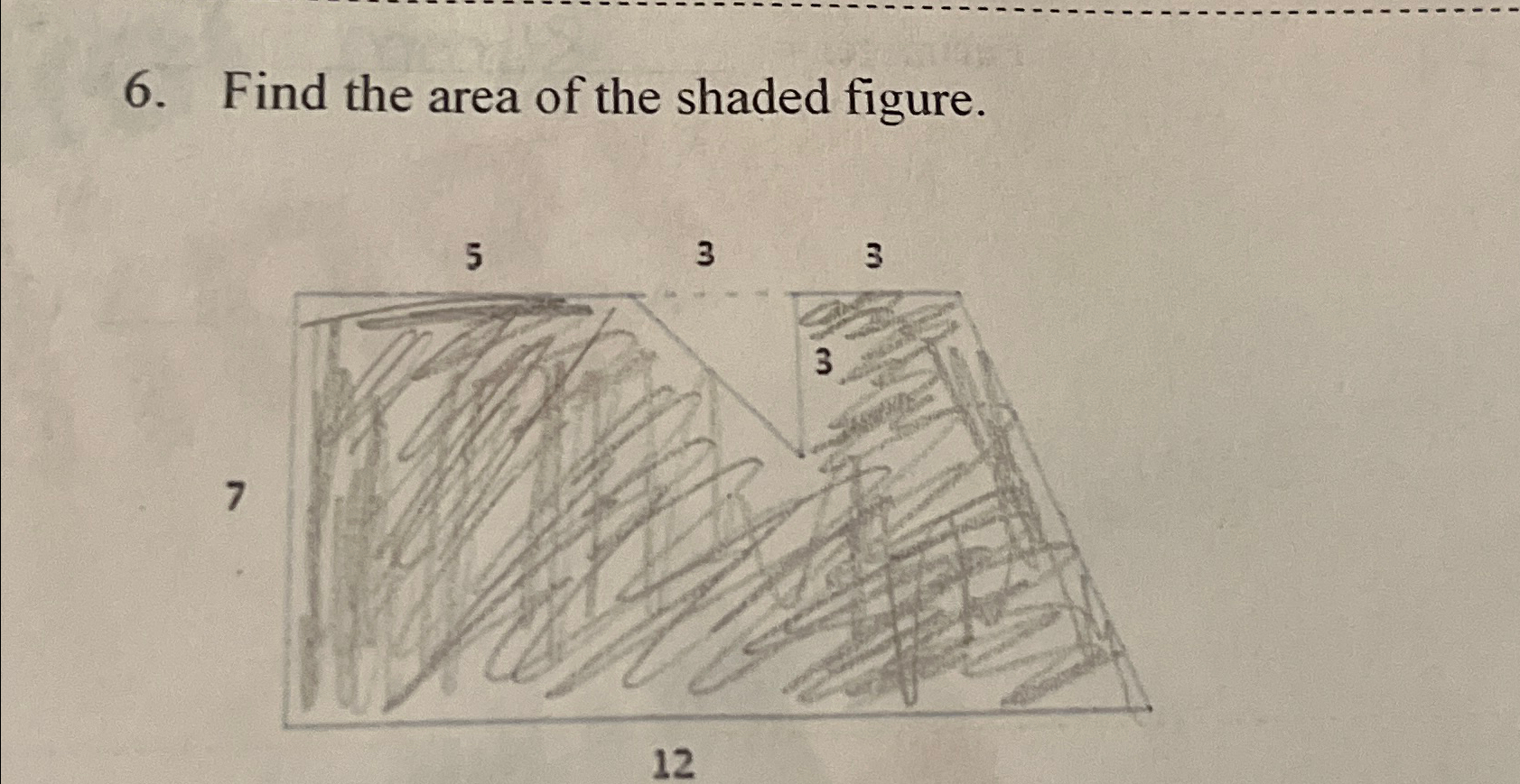 Solved Find the area of the shaded figure. | Chegg.com