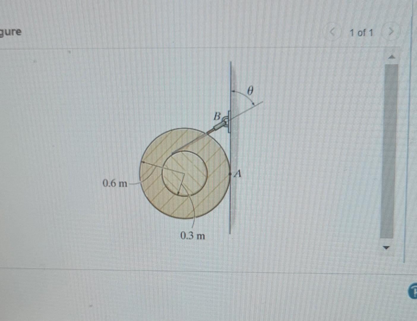 Solved Draw a free-body diagram of the spool. (Figure-1) | Chegg.com